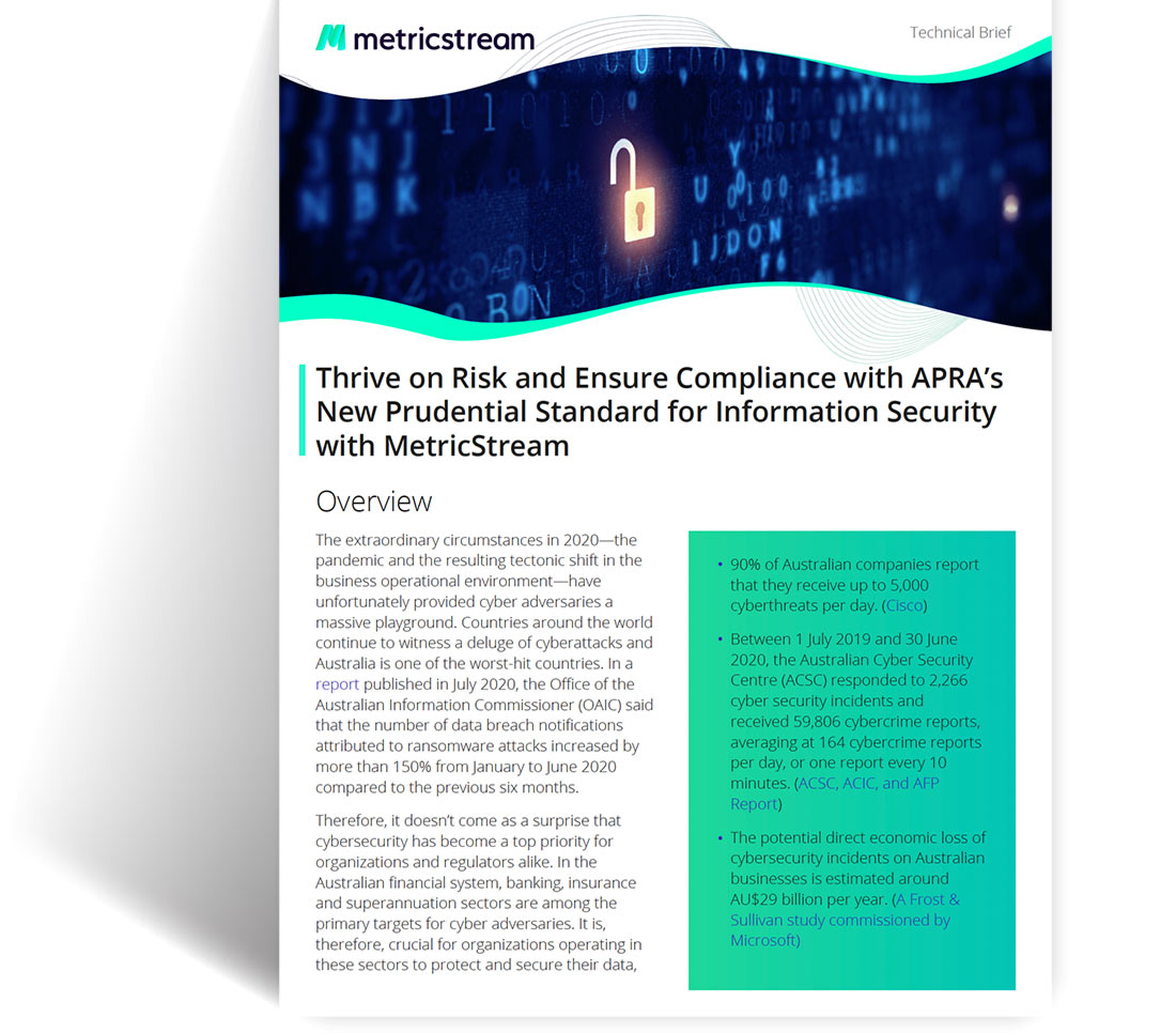 Ensure Compliance with APRA’s New Prudential Standard